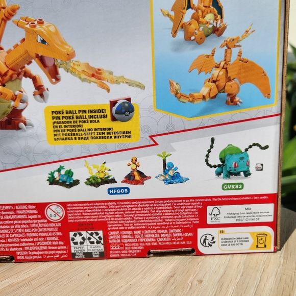 MEGA | Toys | New Charizard Mega Pokmon Action Figure Building Toys Set ...